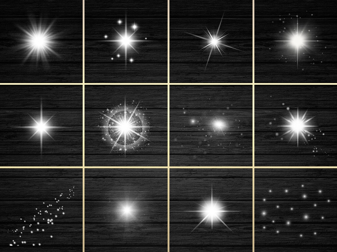 Star Light Effect White Sparkle Overlays Lens Flare Overlay Glow Light Light Flare Overlay ...