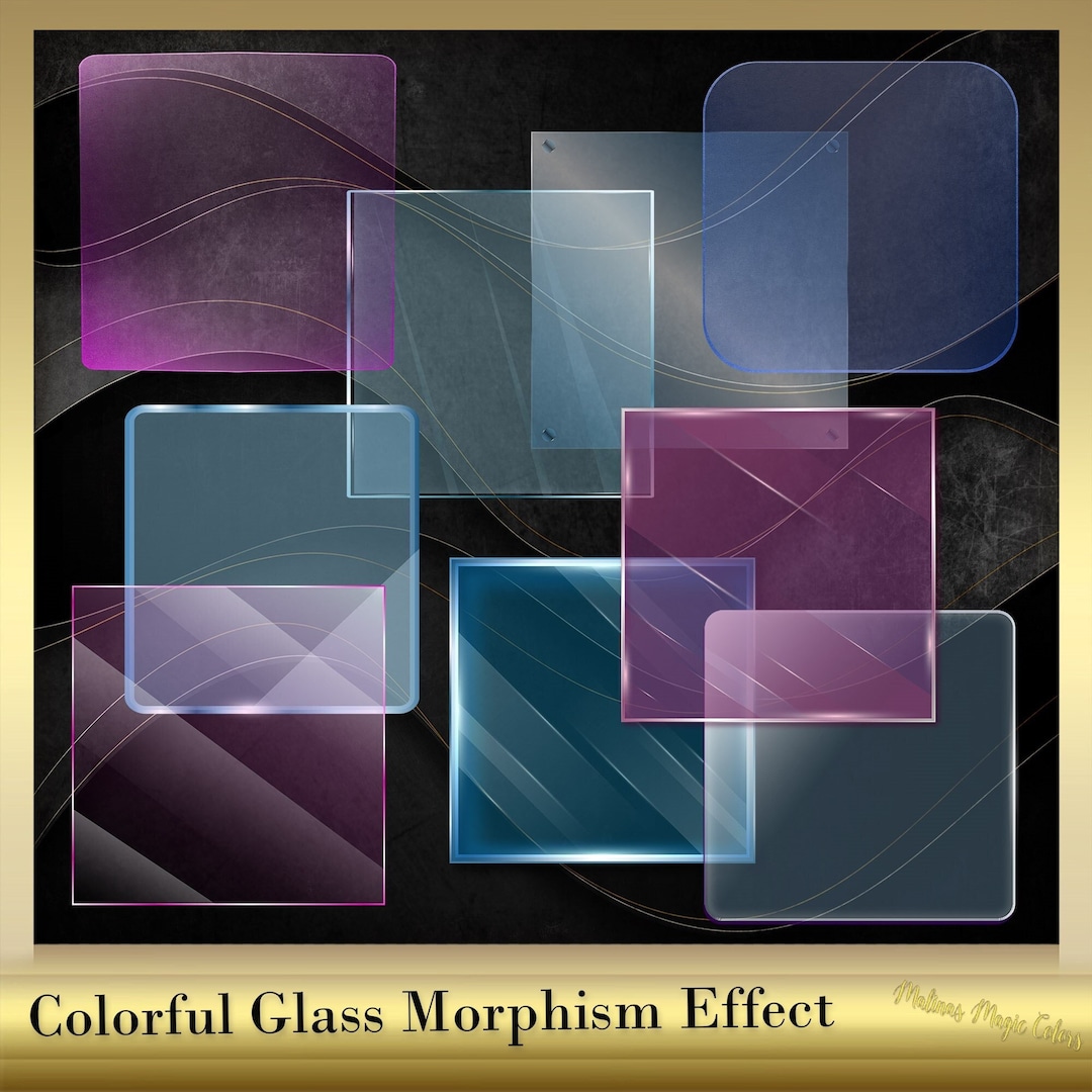 Colorful Glass Morphism Effect Glassmorphism Effect Glassmorphism ...