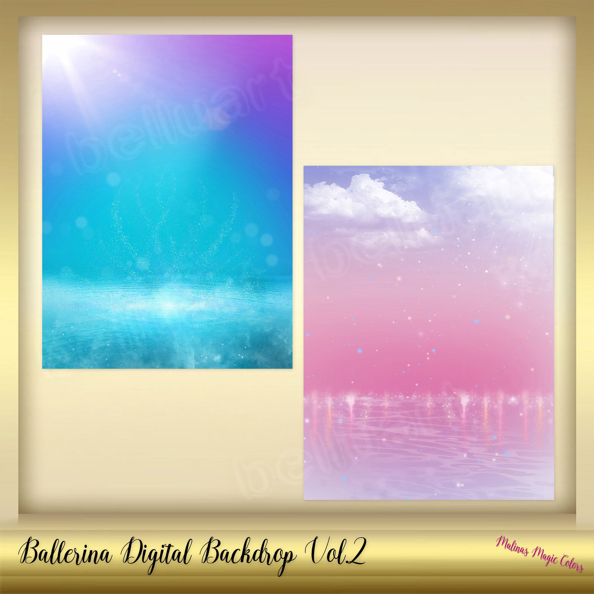 Ballerina Digital Backdrop Vol. 2 - Ballet Stage Background - Ballet ...