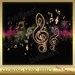 10 Glowing Music Effects - Music Note Overlay - Glowing Musical Notes ...