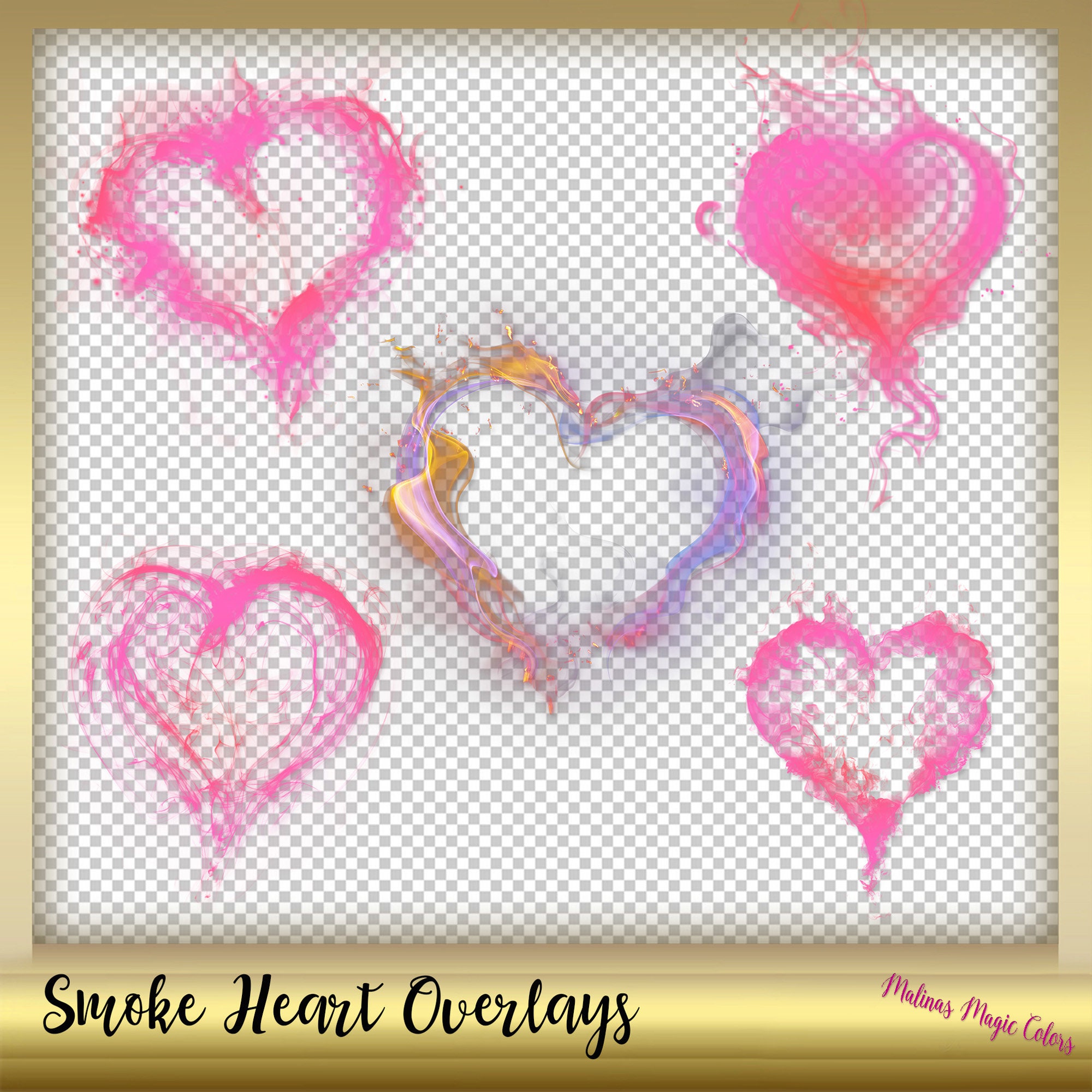 15 Heart Smoke Overlays - Photography-overlays - Transparent Smoke ...
