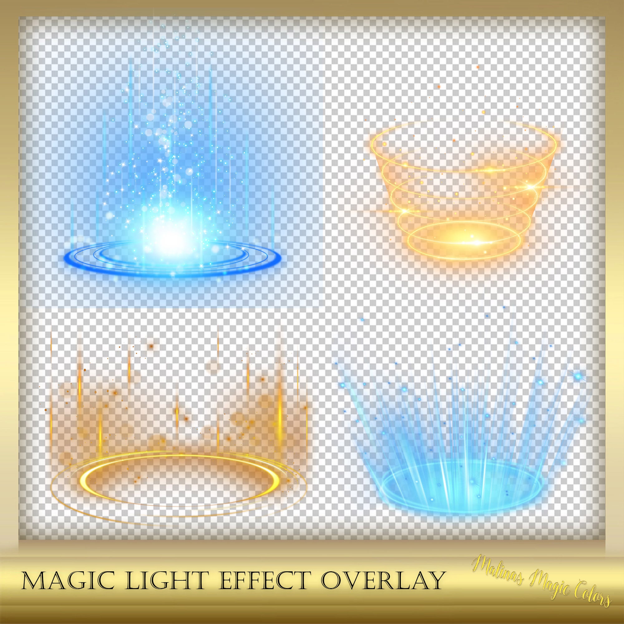 17 Magic Light Effect Overlays Glittering Stage Lighting Overlays ...