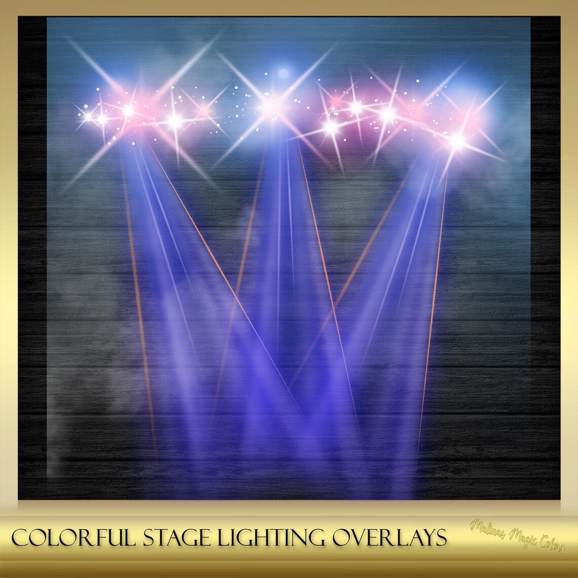 20 Colorful Stage Lighting Overlays Colorful Spotlight Overlays Light ...