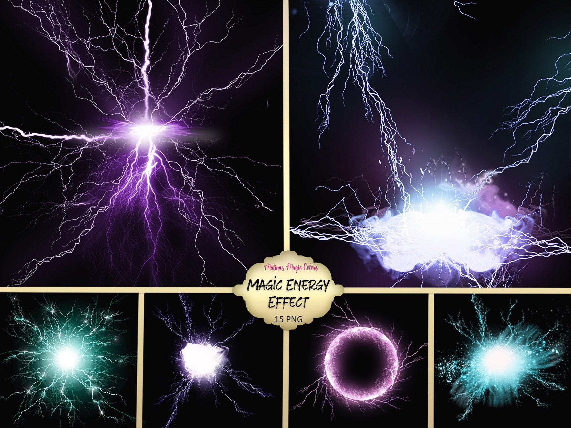 Magic Energy Effect - Energy Ball Overlay - Lightning Effect Overlay ...