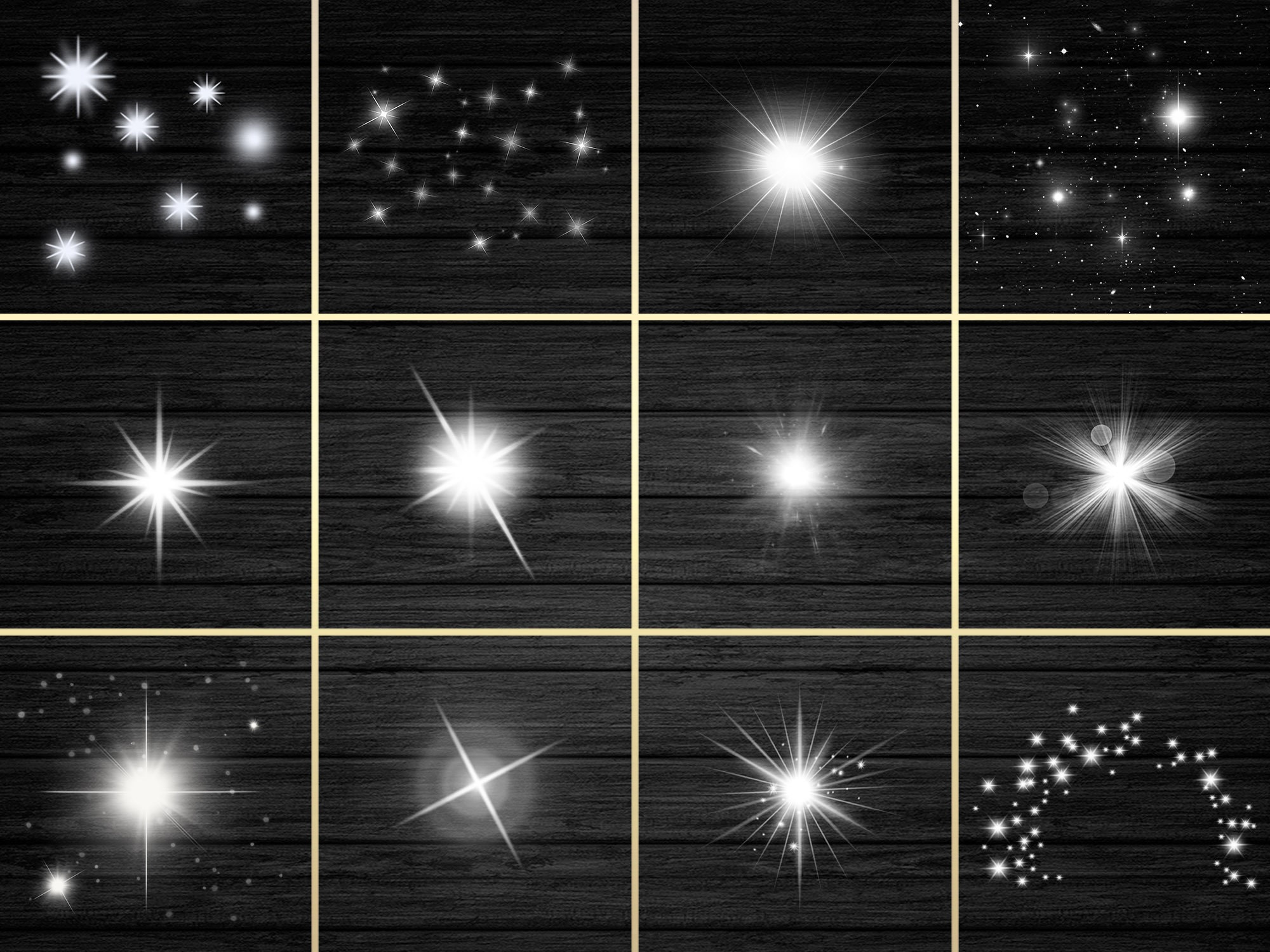 Star Light Effect White Sparkle Overlays Lens Flare Overlay Glow Light ...