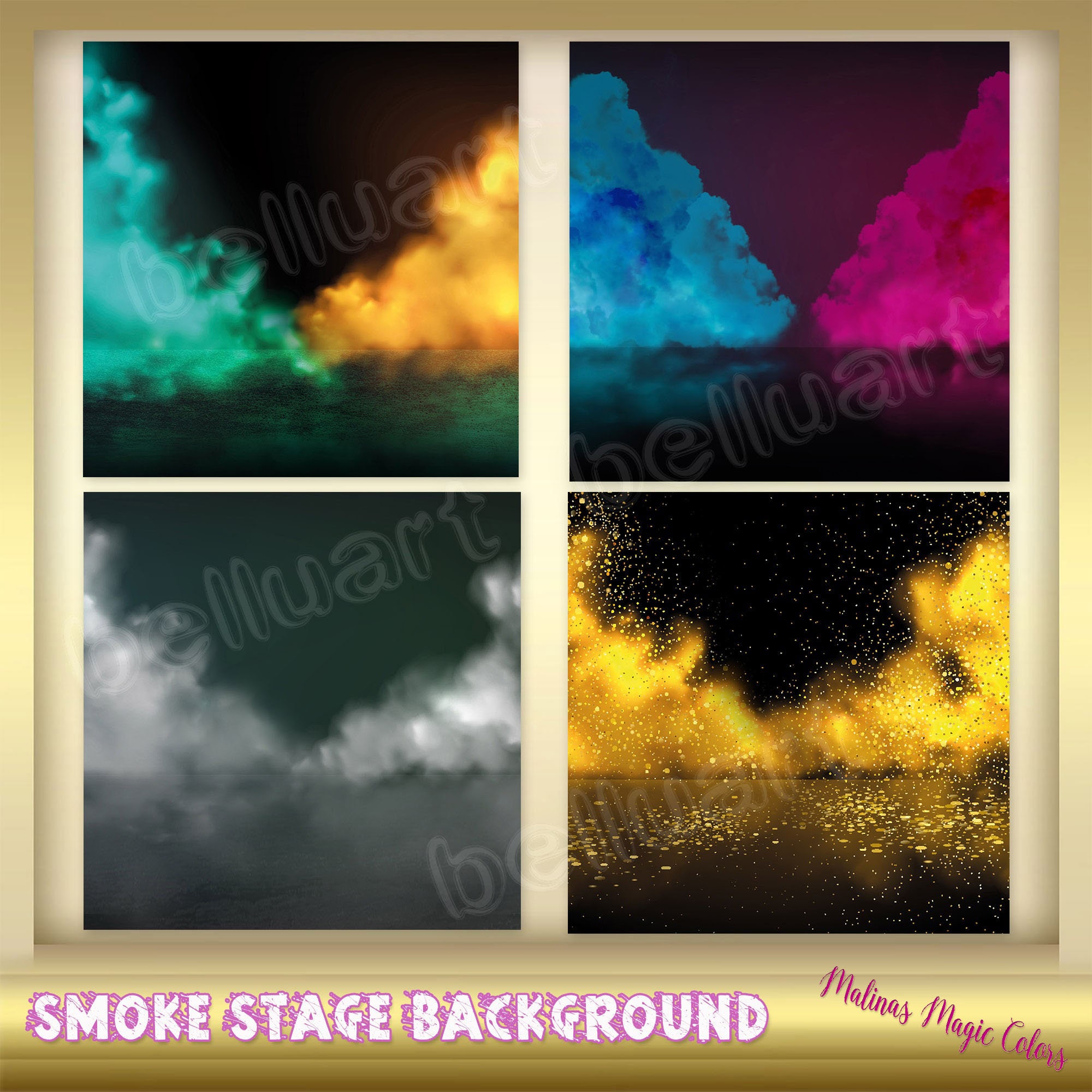 Smoke Stage Background Smoke Backdrop Smoke Digital Backdrop Dancer ...