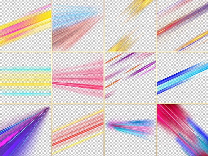 Motion Blur Linear Light Effect Parallel Straight Light Lines Light ...