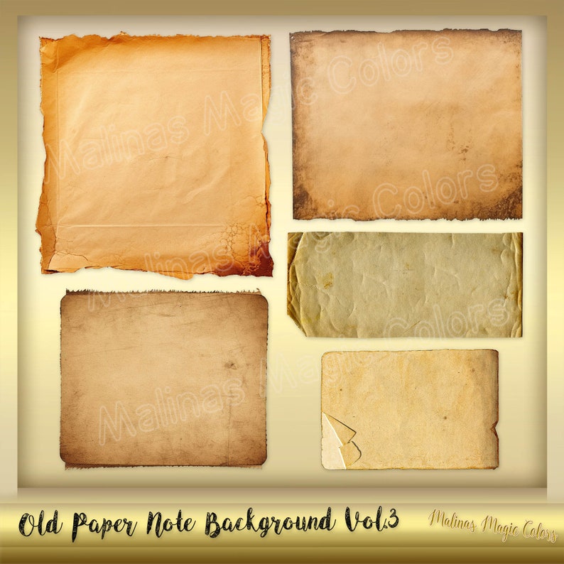 7 Old Paper Note Background Vol. 3 Old Paper Clip Art Old Paper Texture ...