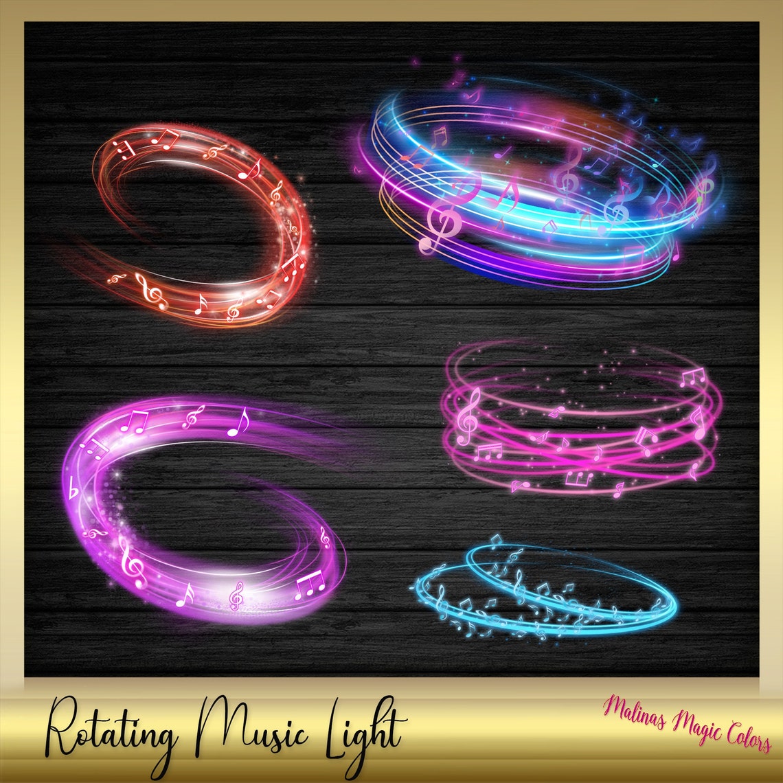 Dynamic Music and Light Effect - Rotating Music Light - Rotating Music ...