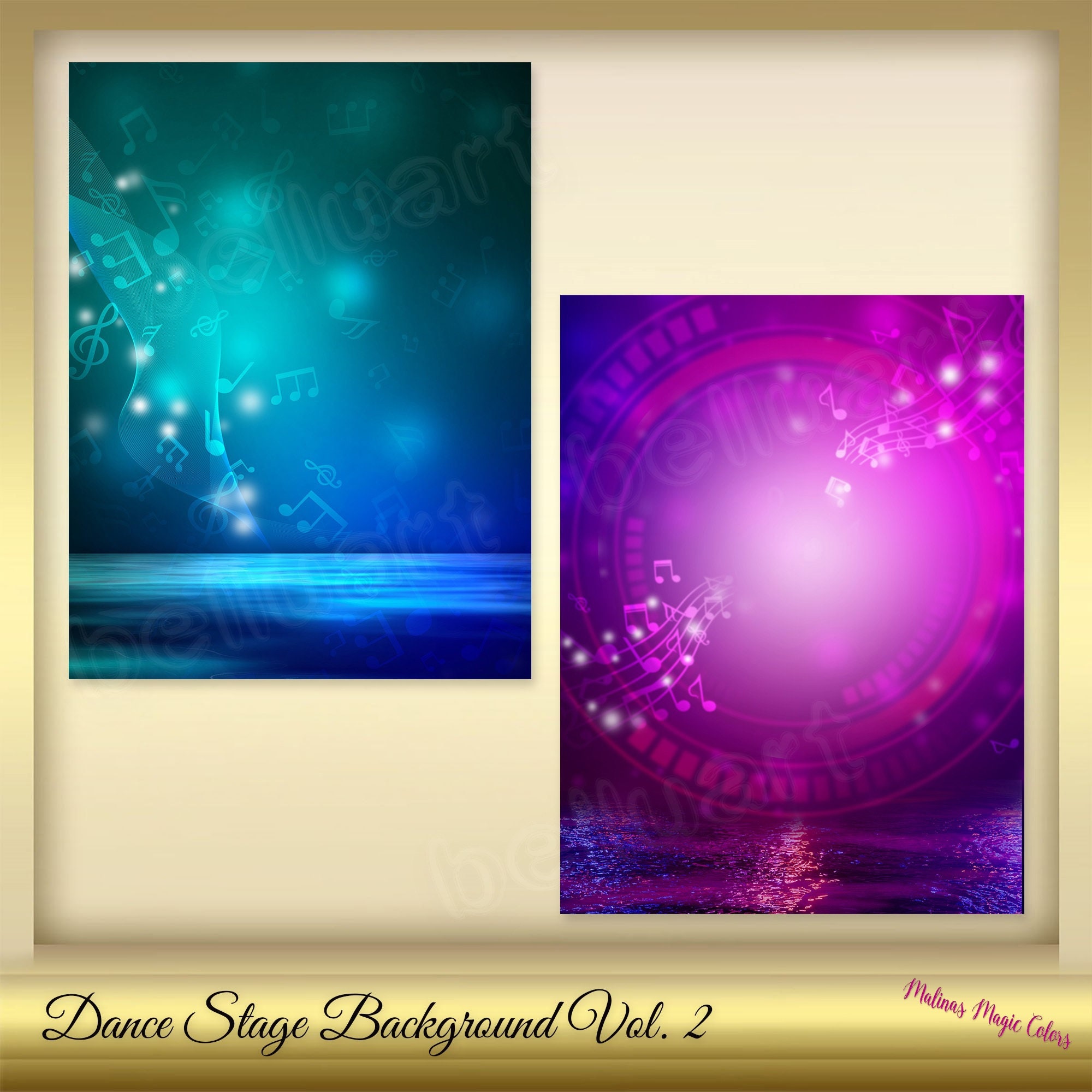 Dance Stage Background Vol.2 - Dance Floor Background - Dynamic ...