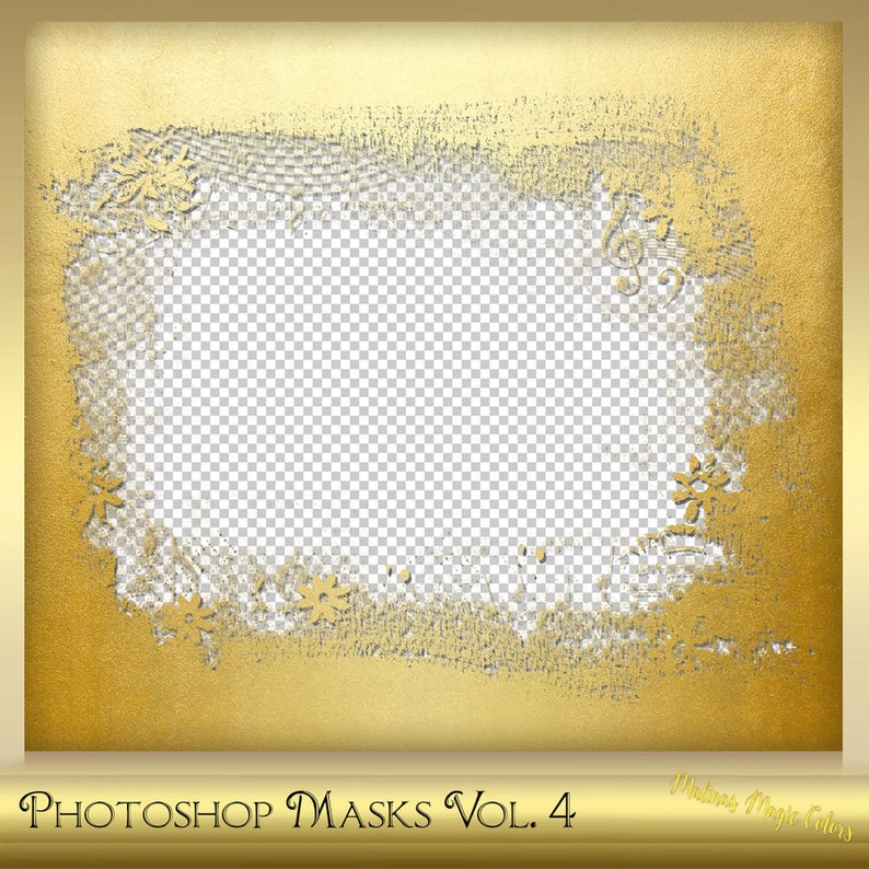 16 Photoshop Masks Vol. 4 - Photoshop Clipping Masks - Grunge Png Masks ...