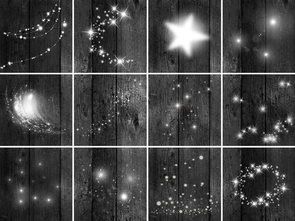 Christmas Sparkling Effect - Christmas Star Overlay - Christmas ...