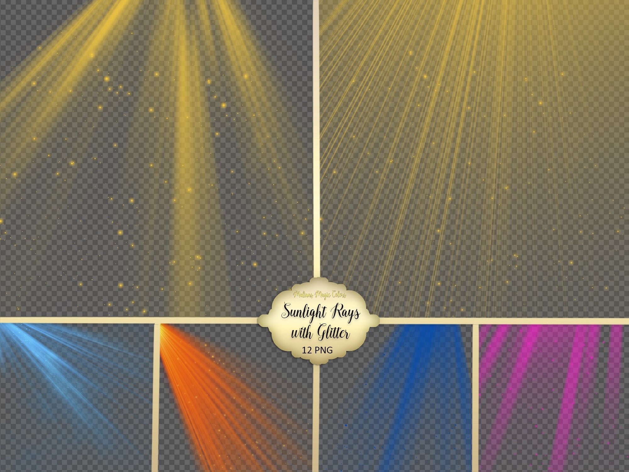 Sunlight Rays With Glitter Sunlight Rays Overlays Light Rays Sun Rays ...