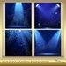 Blue Stage Lighting Background - Blue Spotlight Background - Spotlight ...