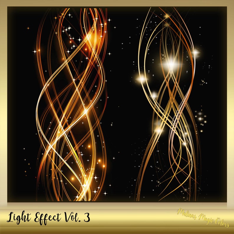 10 Light Effect Overlays Vol.3 Wedding Overlays New Year Photoshop ...