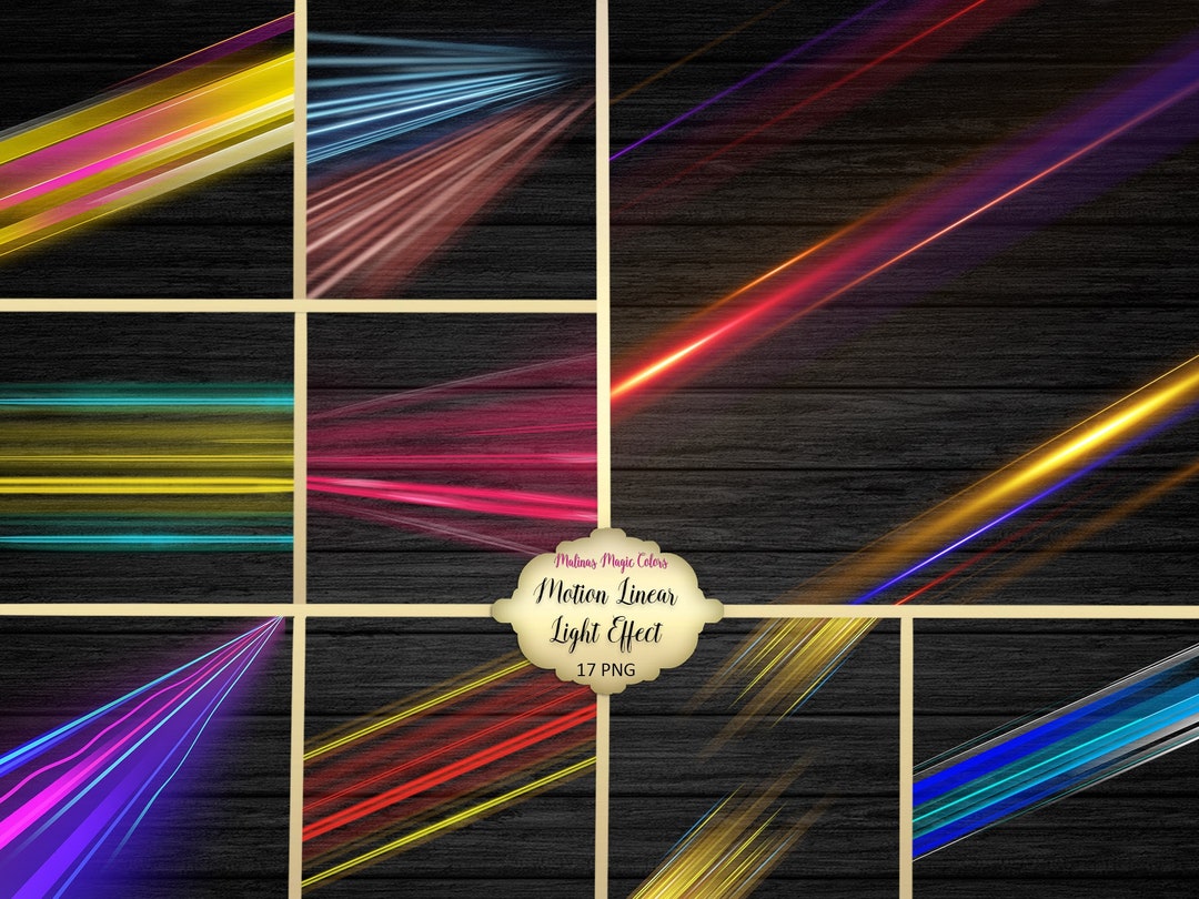 Motion Blur Linear Light Effect - Parallel Straight Light Lines - Light ...