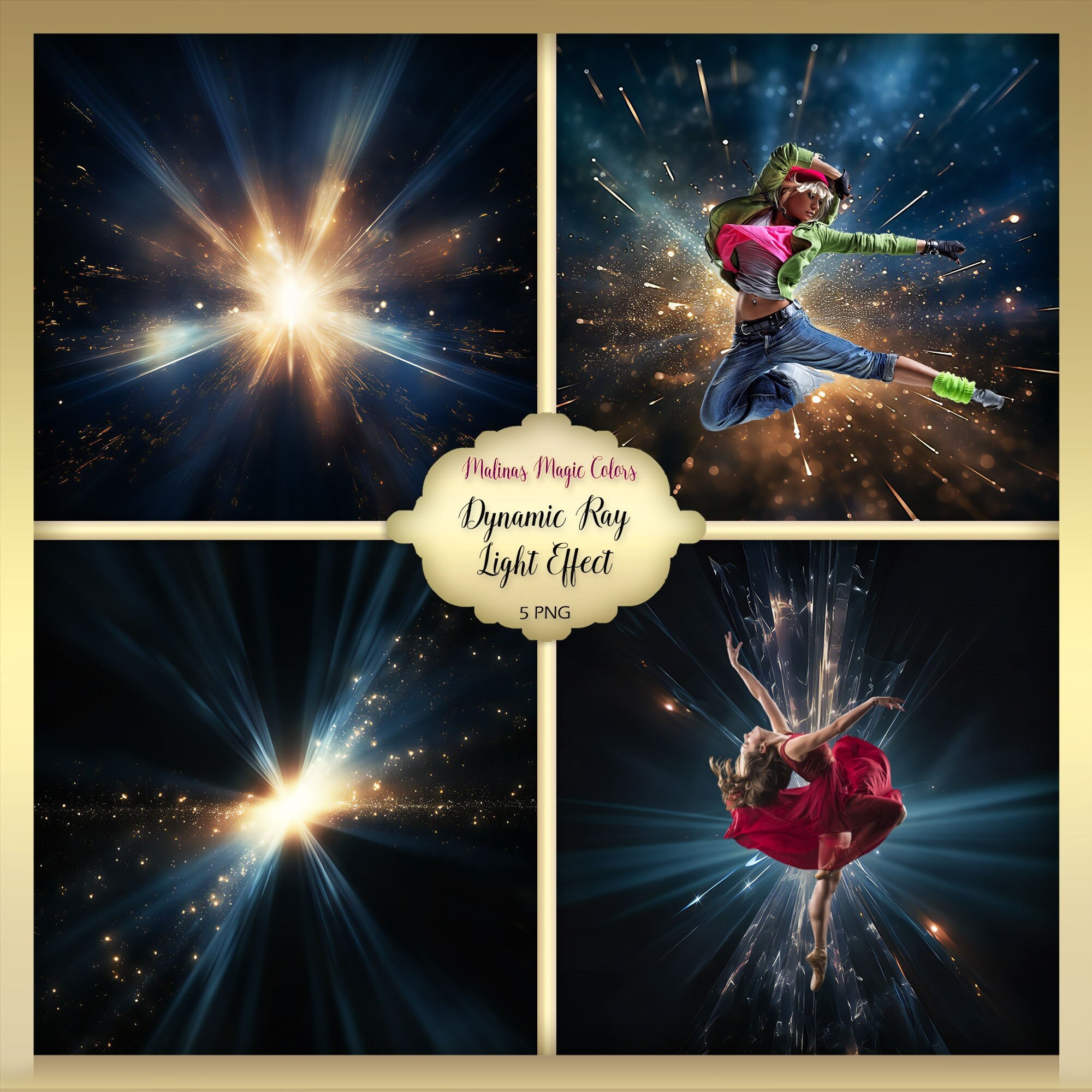 Dynamic Ray Light Effect Dynamic Light Effect Magic Energy Effect Photographer Tools Instant ...