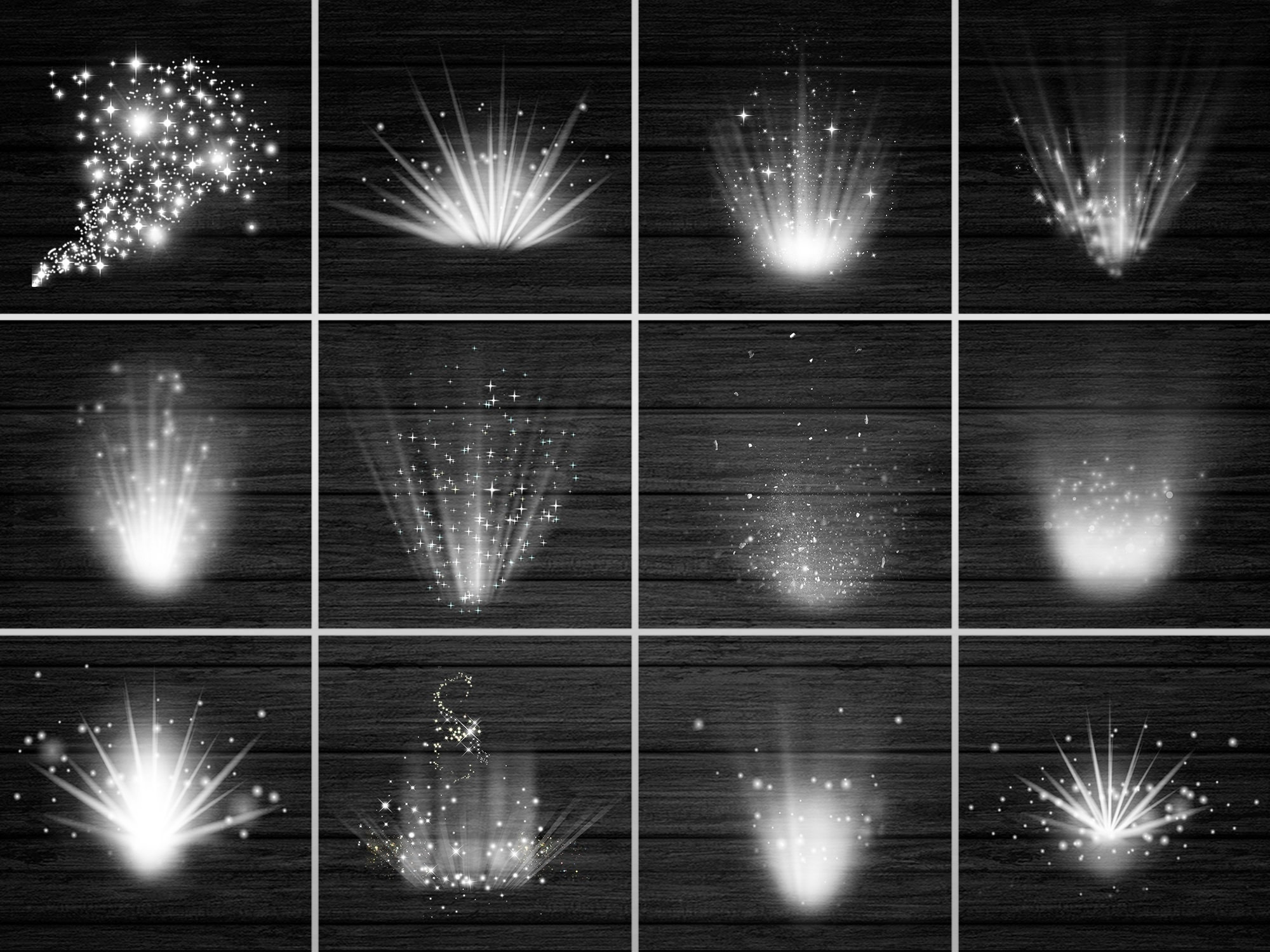 Magic Shine Box Overlay - Magic Christmas Light Overlays - Magical ...