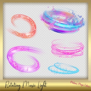 Dynamic Music and Light Effect - Rotating Music Light - Rotating Music ...