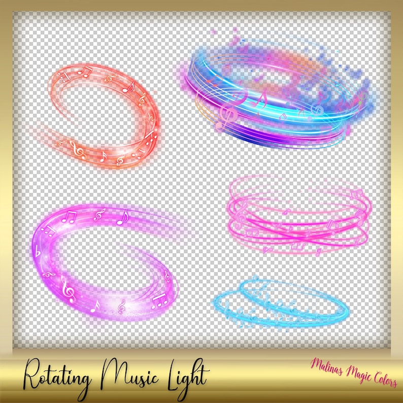 Dynamic Music and Light Effect - Rotating Music Light - Rotating Music ...