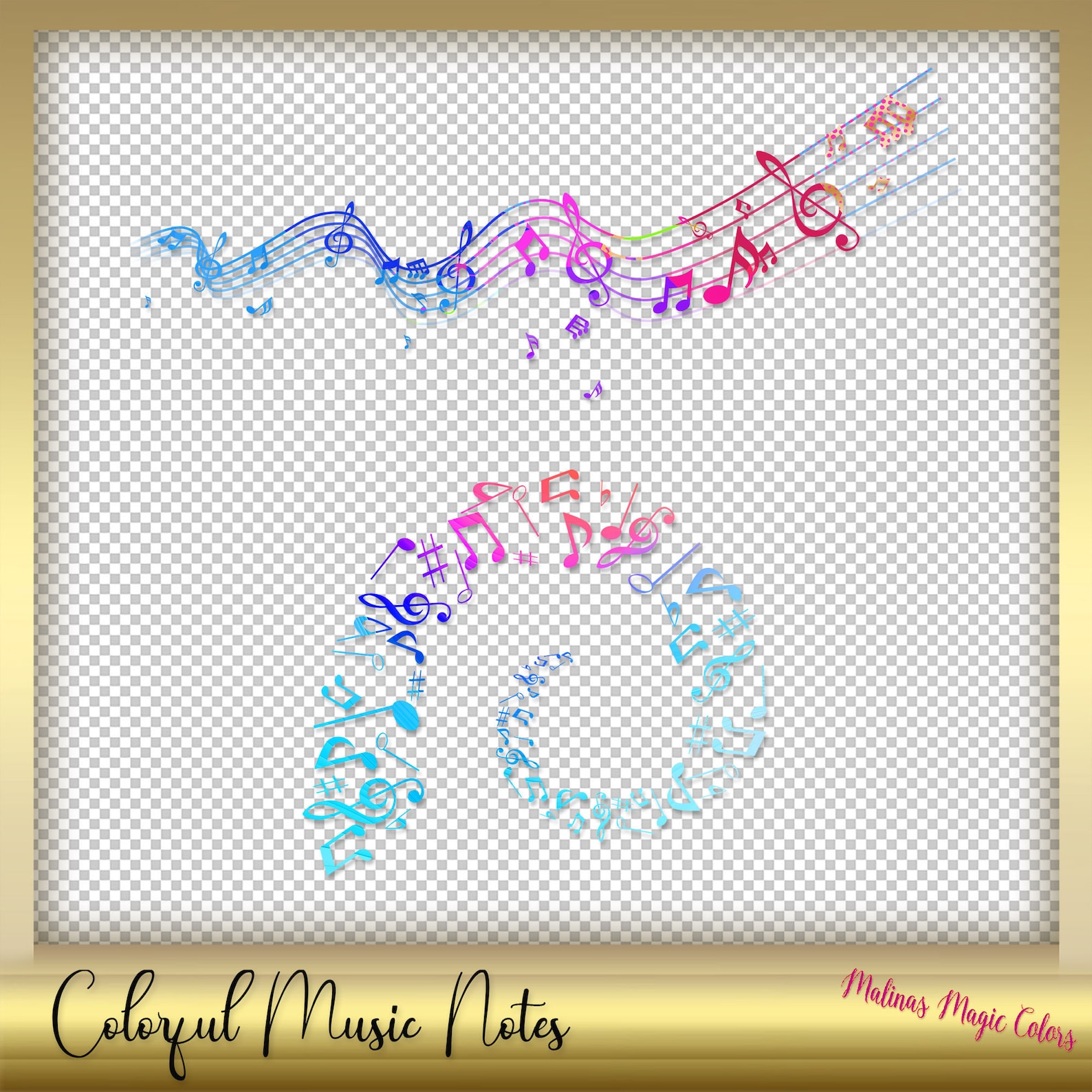 Colorful Music Notes Music Note Clip Art Colorful Musical Notes Musical ...