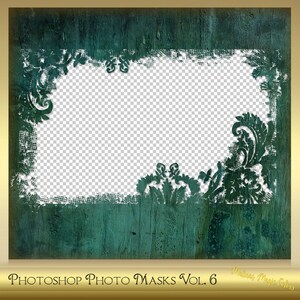 12 Photoshop Masks Vol. 6 - Photoshop Clipping Masks - Grunge Png Masks ...