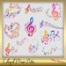 Colorful Music Notes - Music Note Clip Art - Colorful Musical Notes ...