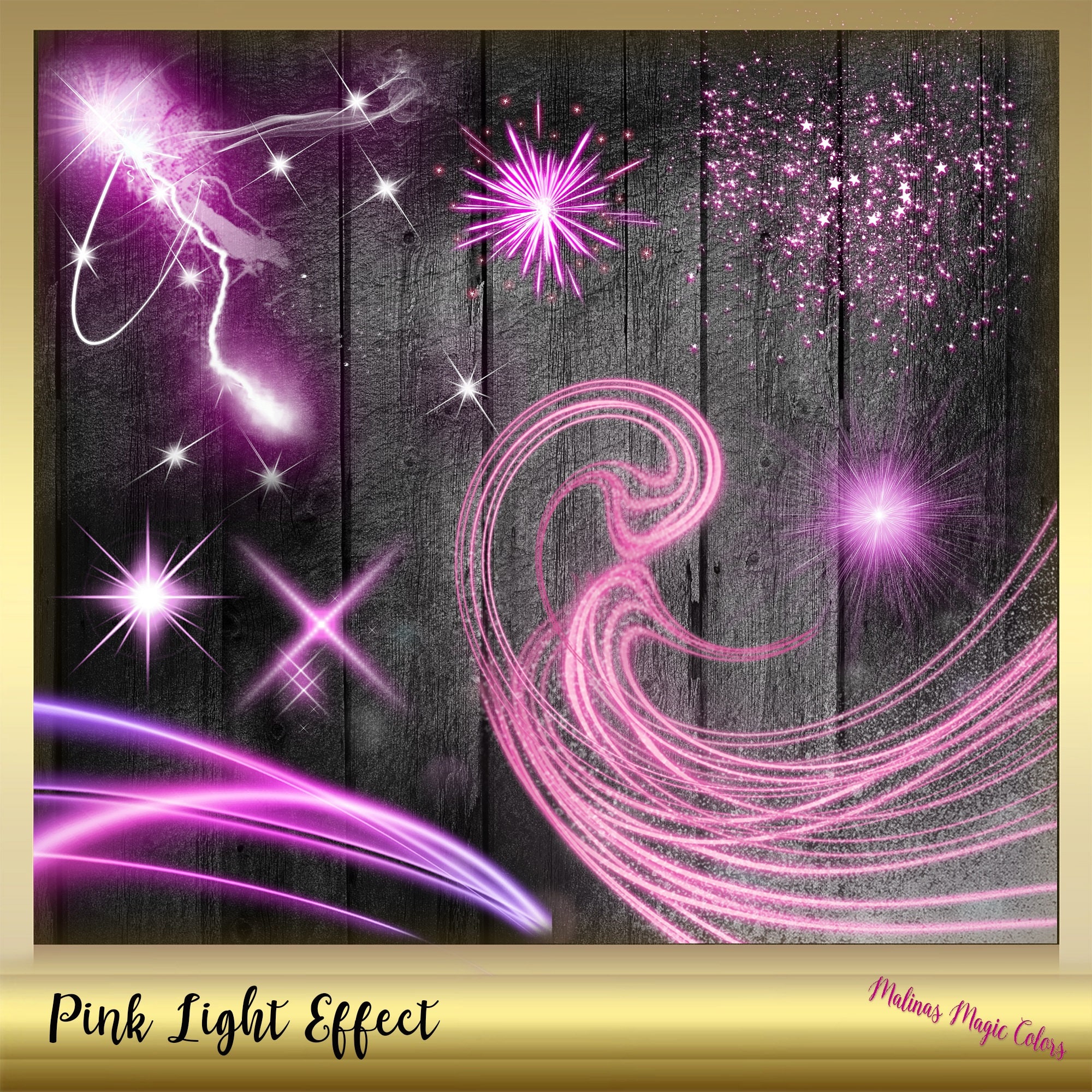 20 Pink Light Effect Overlays - Pink Wedding Overlays - Pink ...