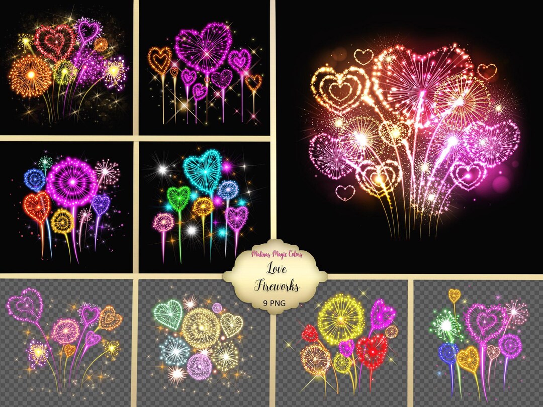 Love Fireworks - Firework Photo Overlay - Fireworks Photoshop Overlays ...