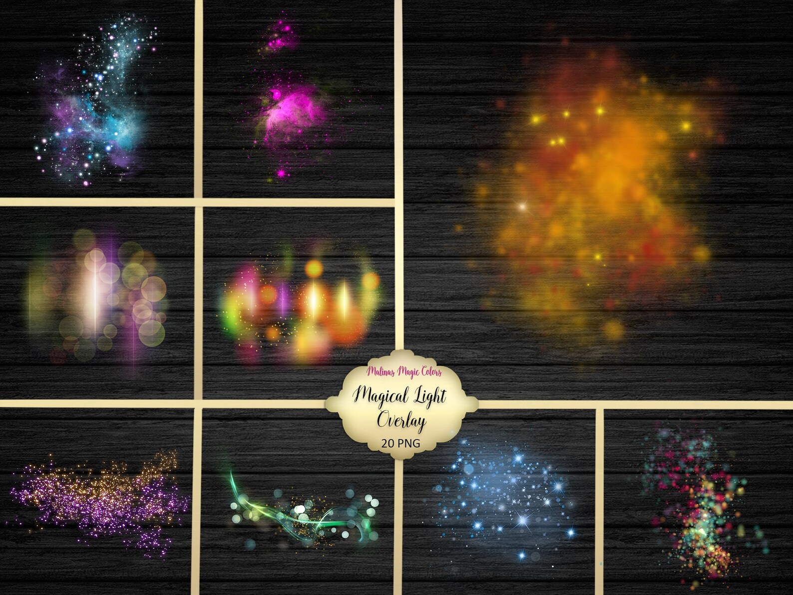 Magical Light Effect Magical Light Particles Colorful Light Particles ...