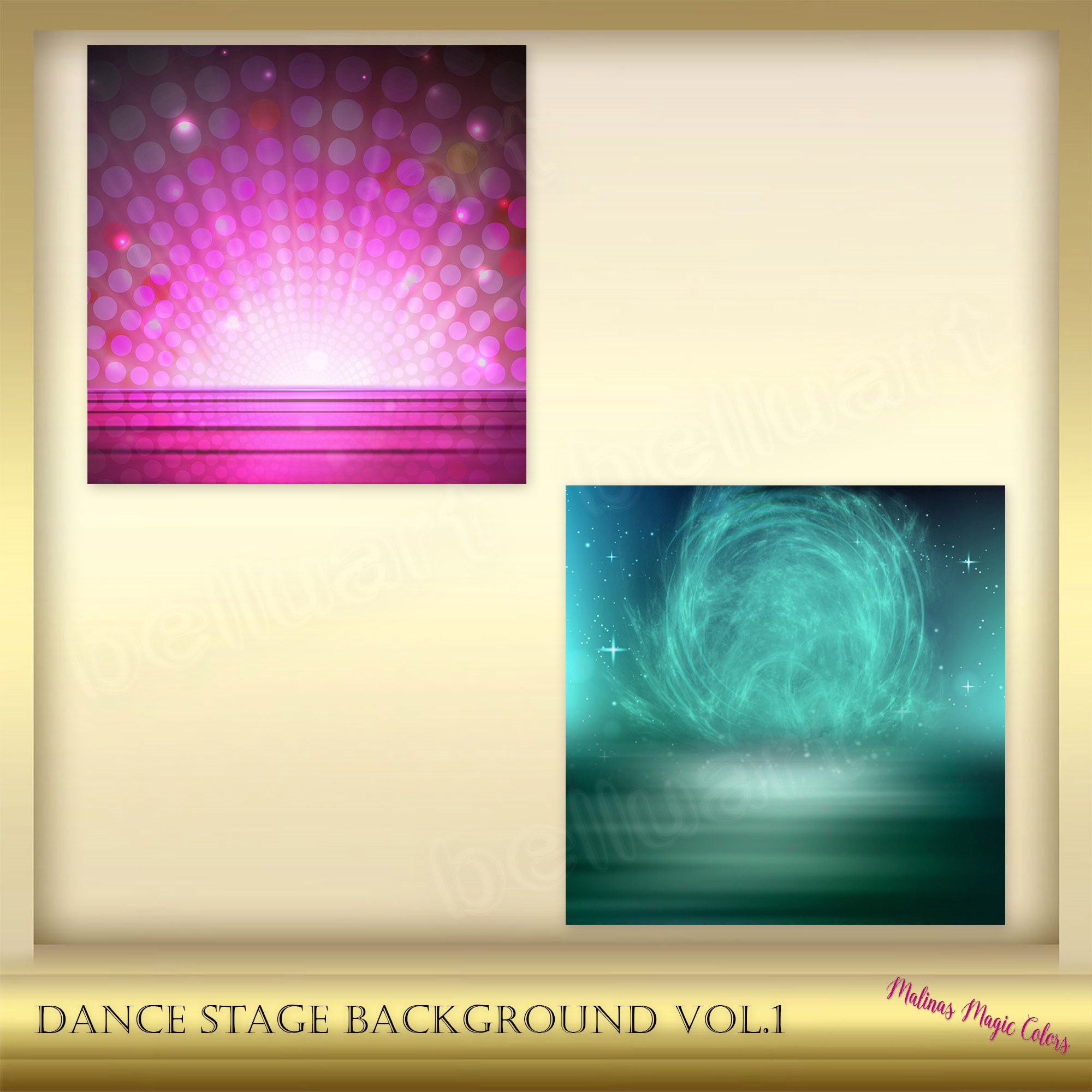 Dance Stage Background Vol. 1 Dance Floor Background Disco Digital ...