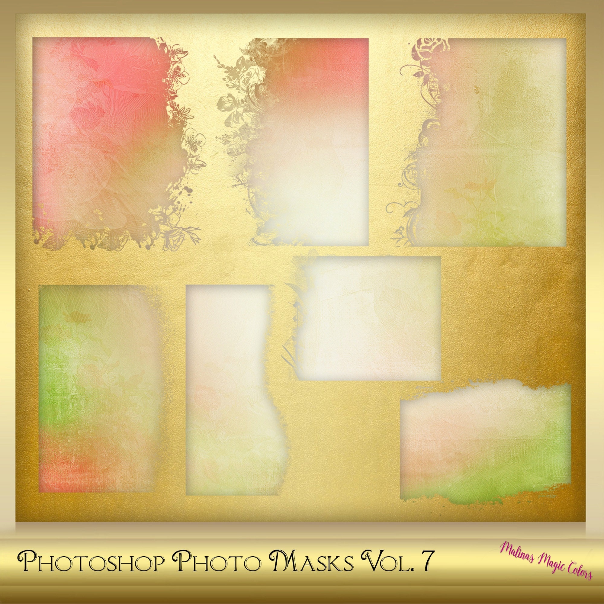 10 Photoshop Masks Vol. 7 - Photoshop Clipping Masks - Grunge Png Masks ...