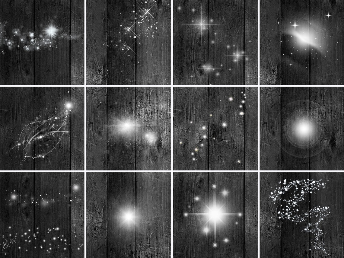 Christmas Sparkling Effect - Christmas Star Overlay - Christmas ...