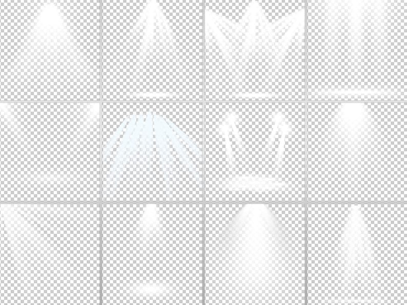 35 Stage Lighting Overlays Vol. 3 - Spotlight Overlays - Light Effect ...