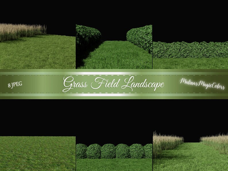Grass Field Lansdcape - Meadow Photo Overlay - Grass Photo Overlays ...
