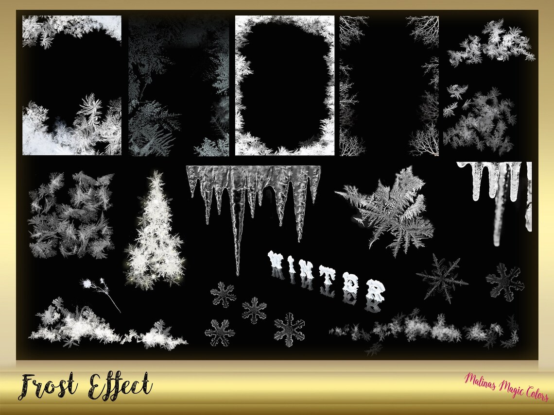 Frost Effect - Frost Overlay - Frost Texture - Ice Texture - Ice ...