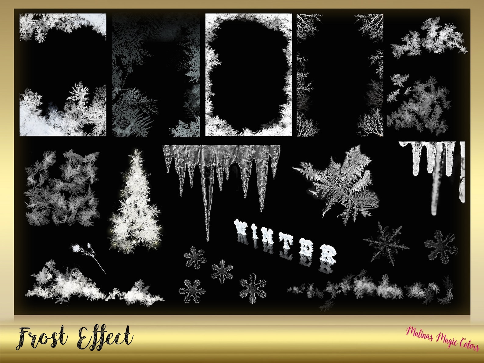Frost Effect - Frost Overlay - Frost Texture - Ice Texture - Ice ...
