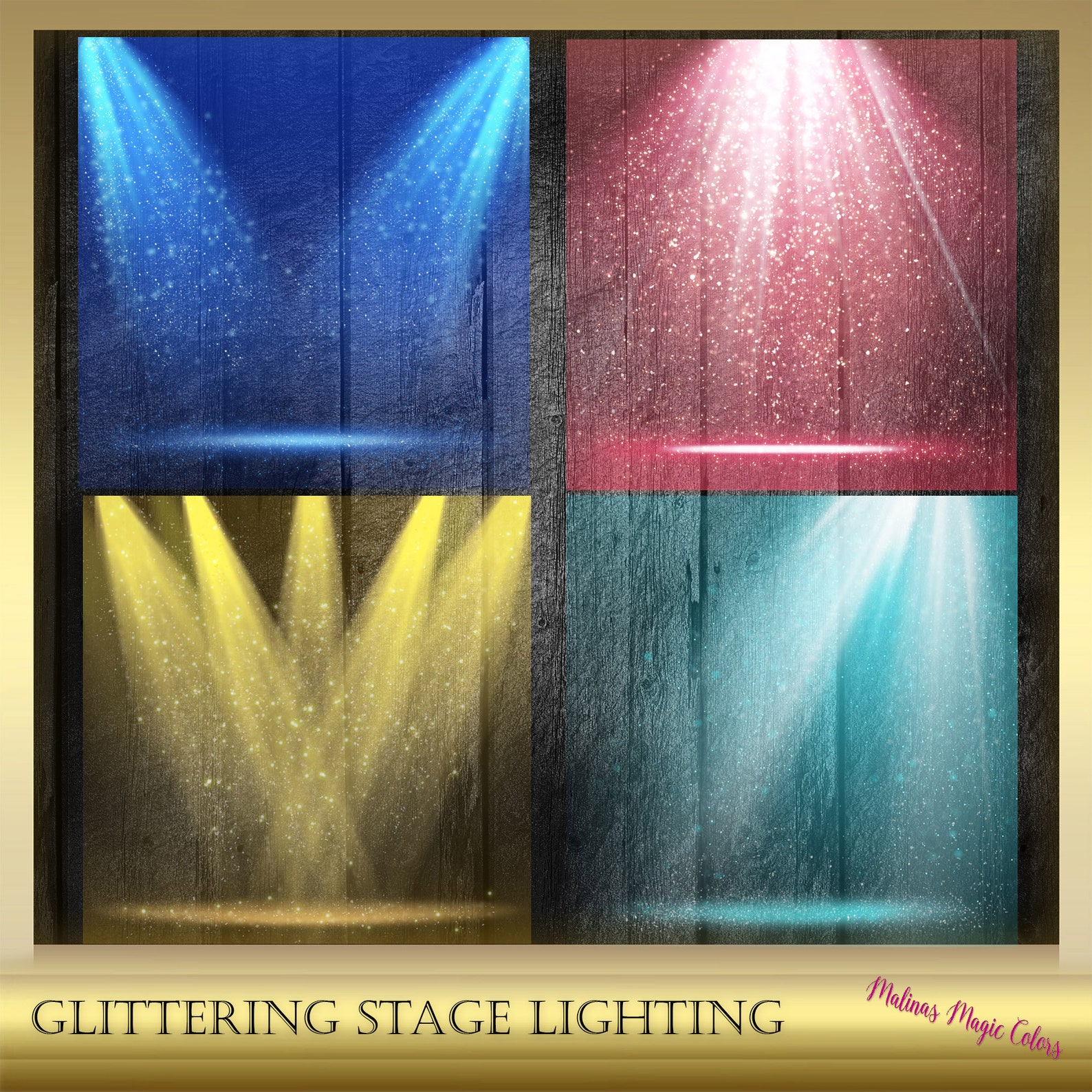 15 Glittering Stage Lighting Overlays Spotlight With Shiny Light ...