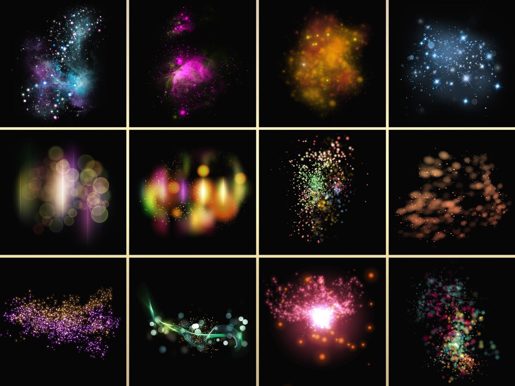 Magical Light Effect - Magical Light Particles - Colorful Light ...