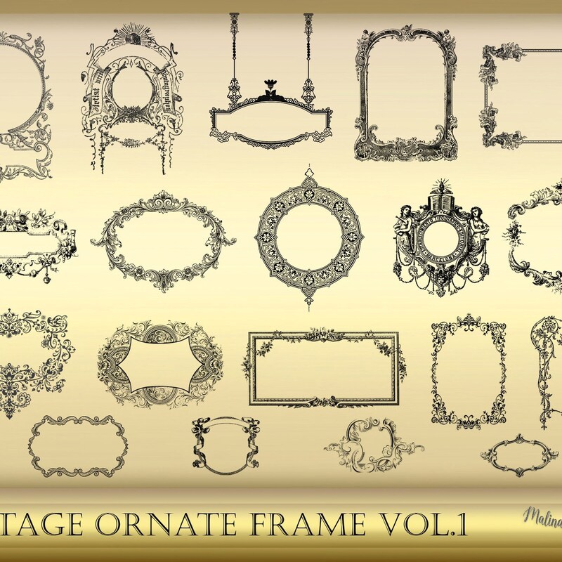 Ornate Frame - Etsy