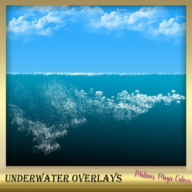 Realistic Underwater Overlays - Realistic Underwater Bubbles - Water ...