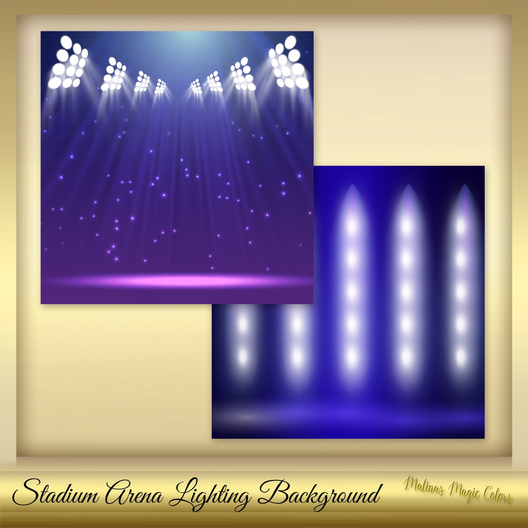 Stadium Arena Lighting Background - Photography Background - Instant ...