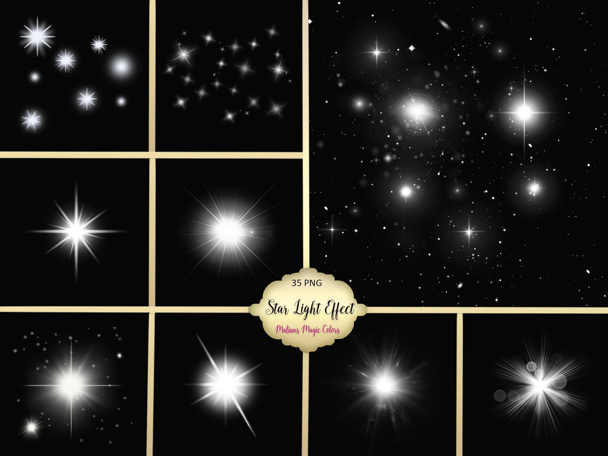 Star Light Effect White Sparkle Overlays Lens Flare Overlay Glow Light ...