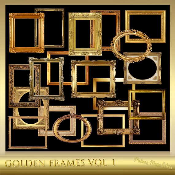 Gouden Frame Psd Gold Frame PSD, High Quality Free PSD Templates For