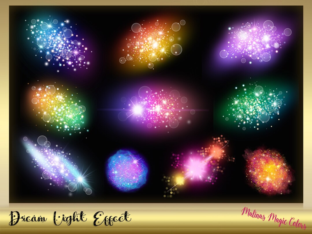 Dream Light Effect - Glow Light Effect - Colorful Light Particles ...