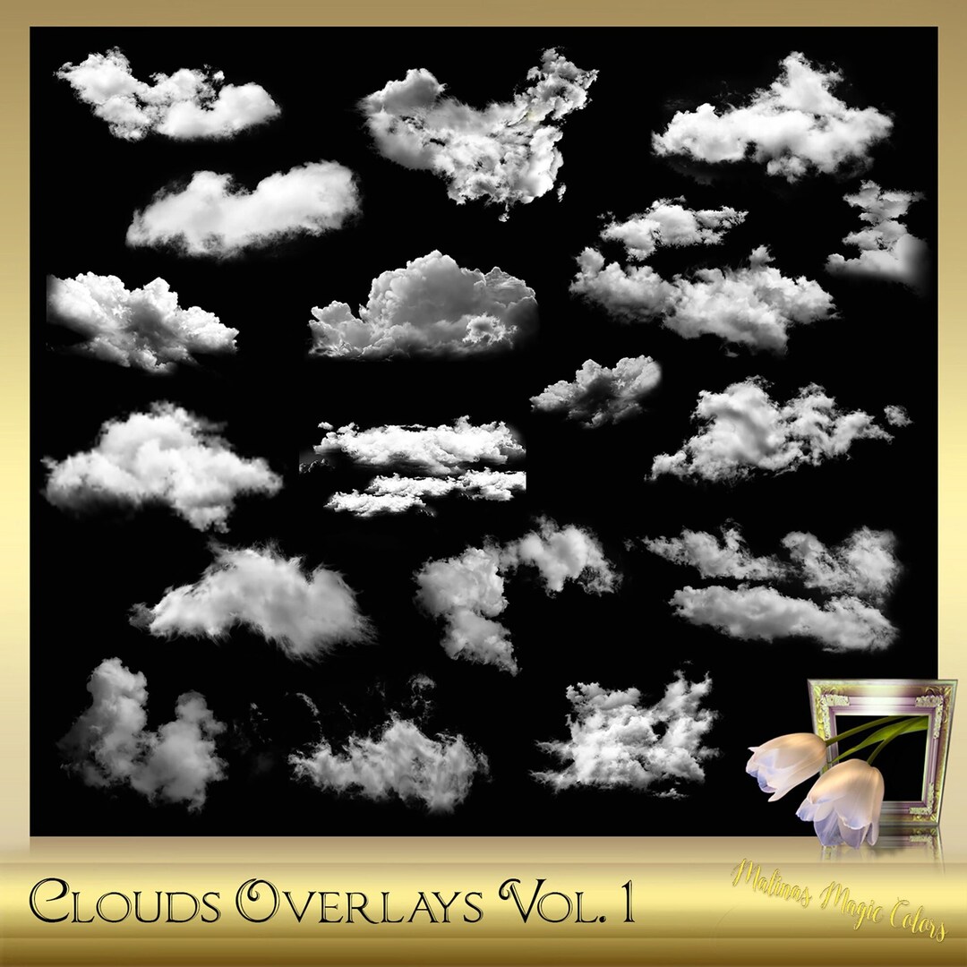 30 Cloud Overlays "real Clouds" - Photography-overlays - Digital Clouds ...