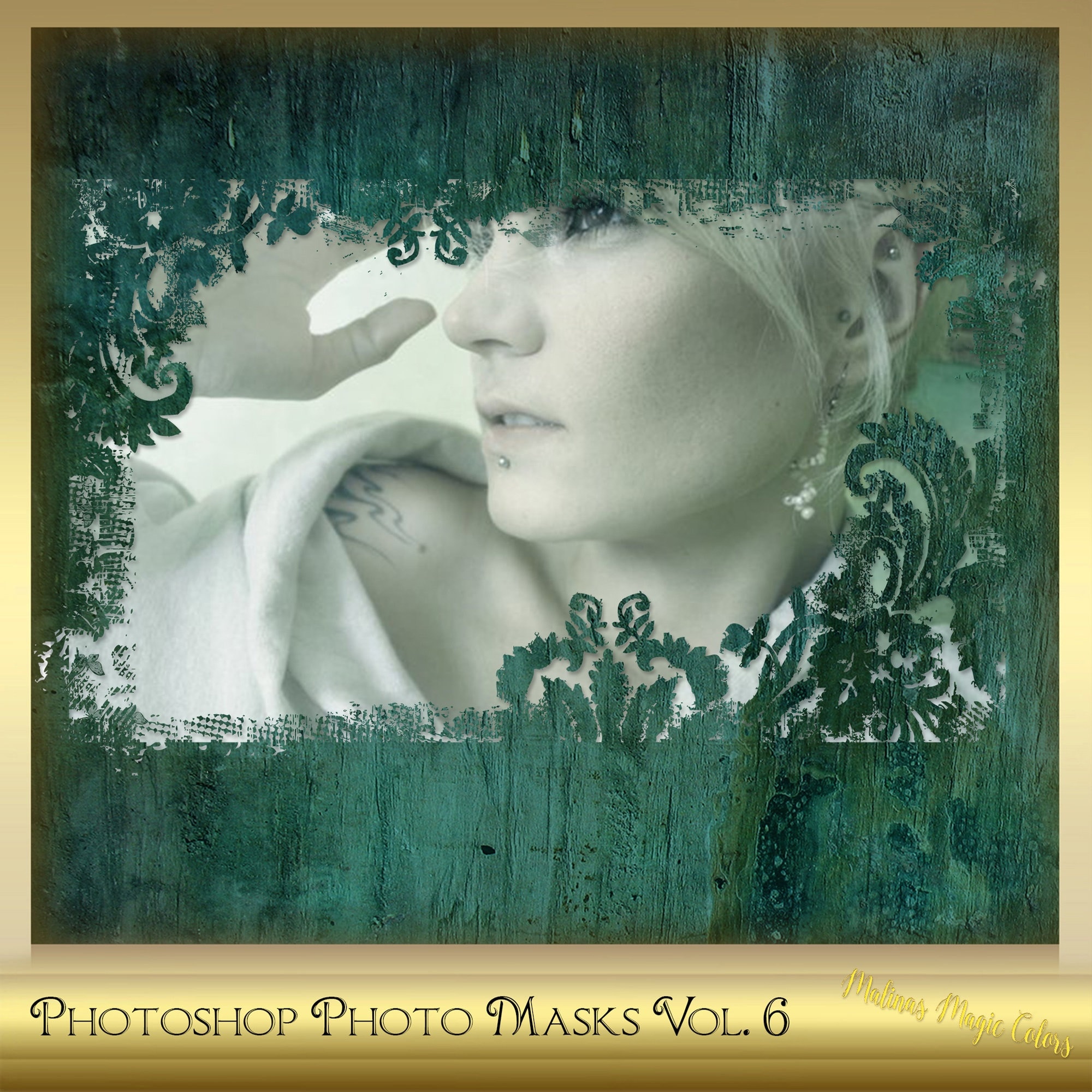 12 Photoshop Masks Vol. 6 - Photoshop Clipping Masks - Grunge Png Masks ...