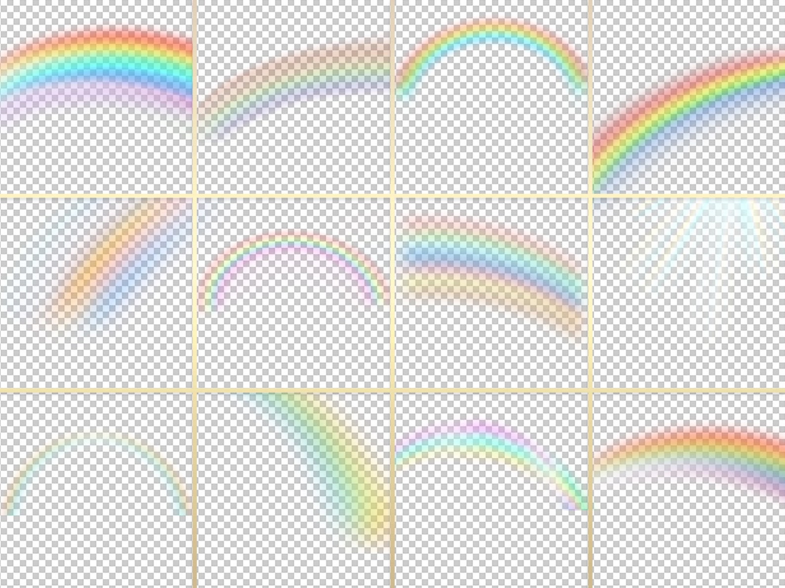 Realistic Rainbow Overlay - Rainbow Photo Overlay - Photography ...