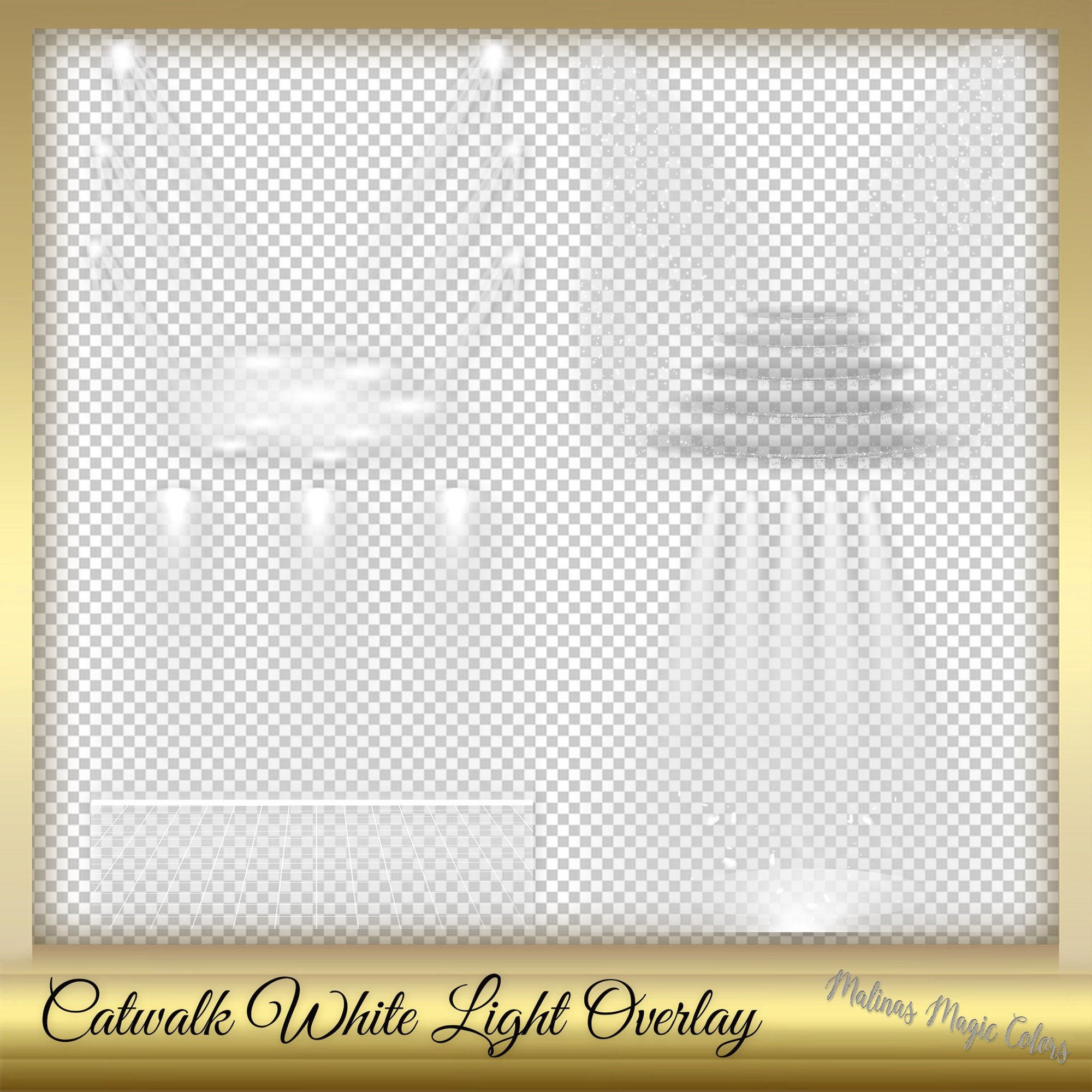 Catwalk White Light Overlay Spotlight Overlays Light Effect Photoshop ...