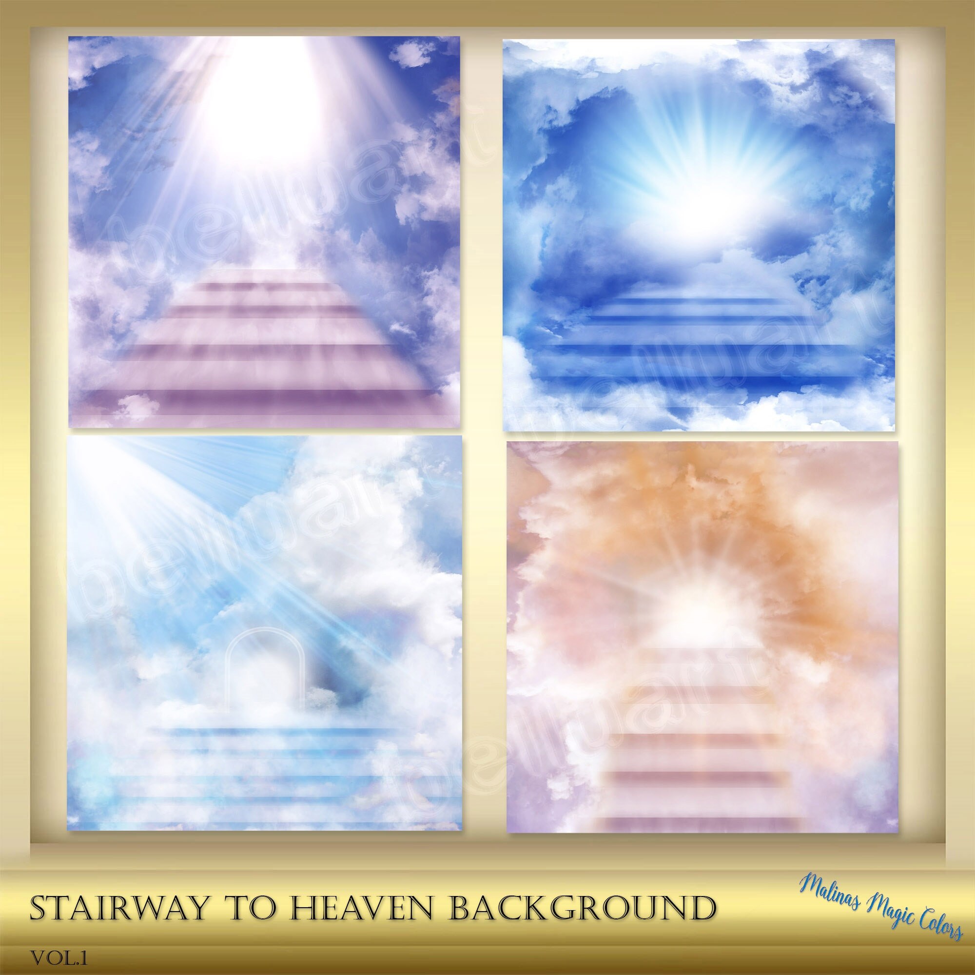 Stairway to Heaven Background - Sky Overlays - Road to Heven - Cloud ...